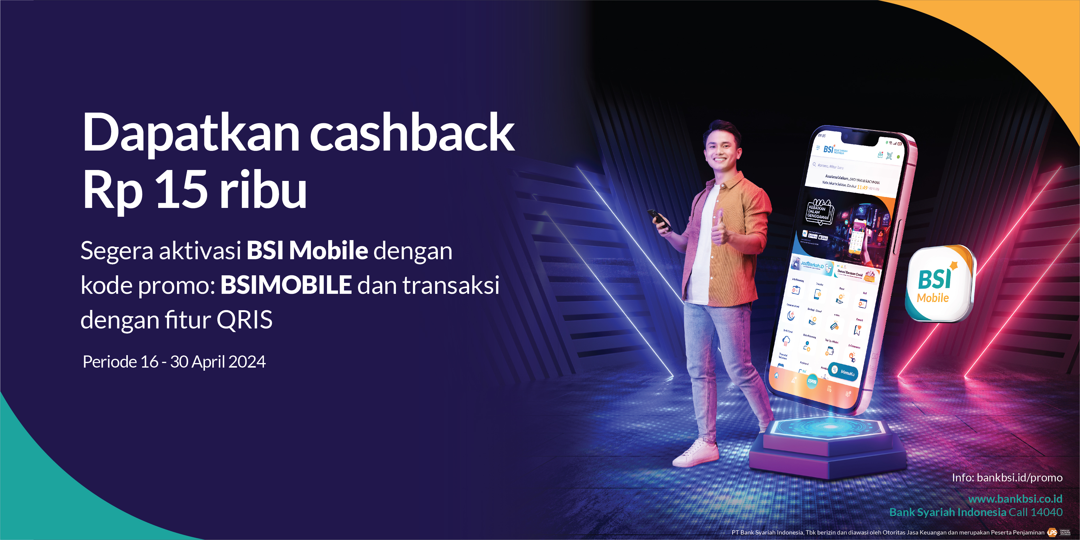 Aktivasi dan Transaksi QRIS BSI Mobile - Promo|Bank Syariah Indonesia
