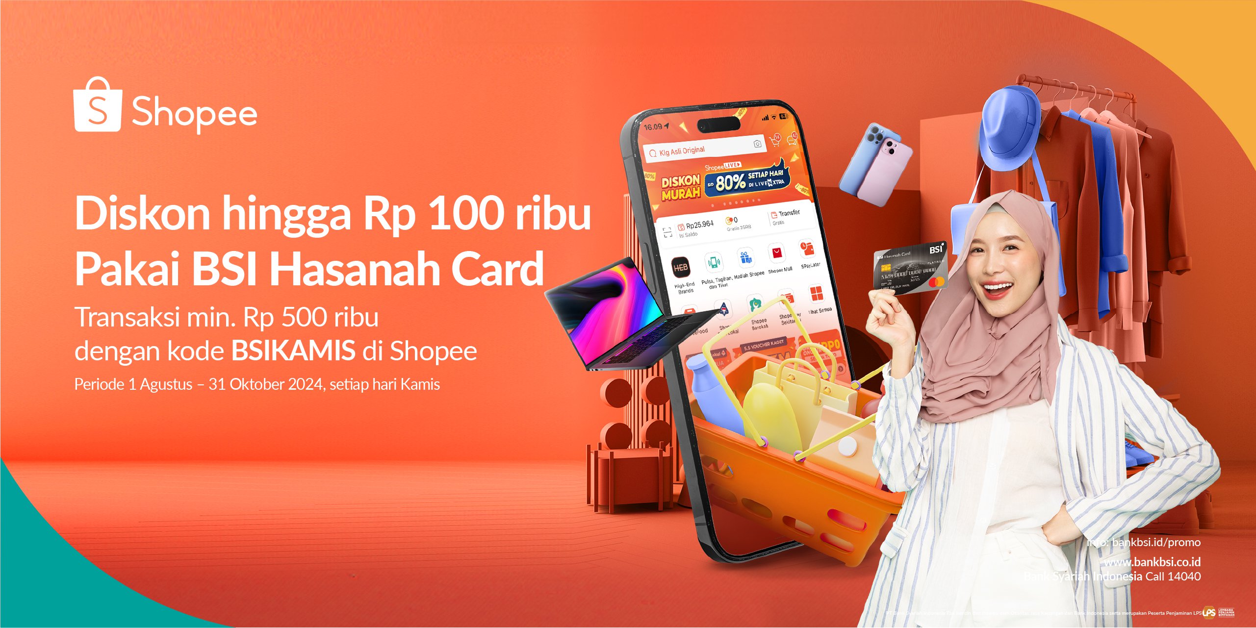 Promo - Shopee Daily - Promo|Bank Syariah Indonesia
