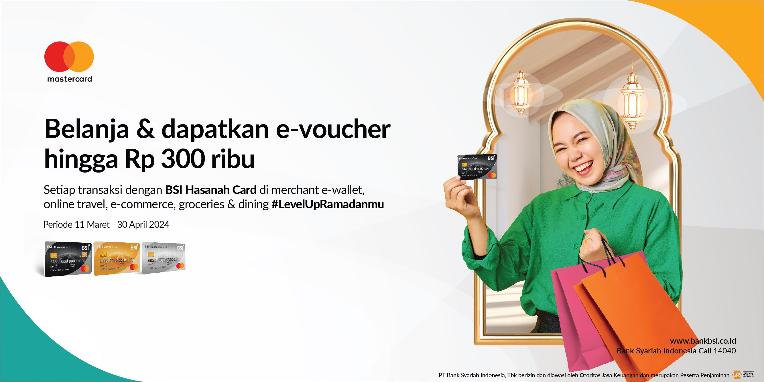 BSI HASANAH CARD DENGAN MASTERCARD - Promo|Bank Syariah Indonesia