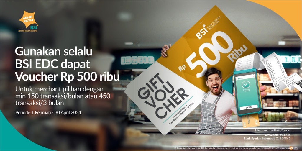 PROMO BSI MERCHANT - Promo|Bank Syariah Indonesia