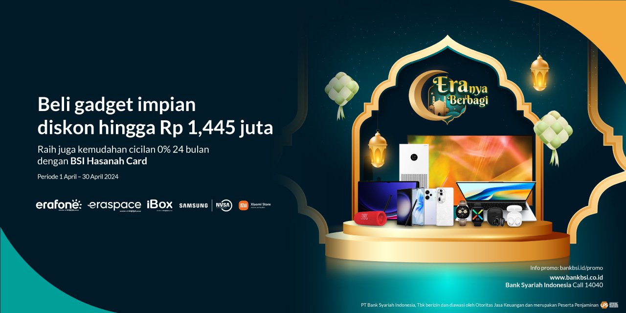 BSI Hasanah Card X Erajaya - Promo|Bank Syariah Indonesia